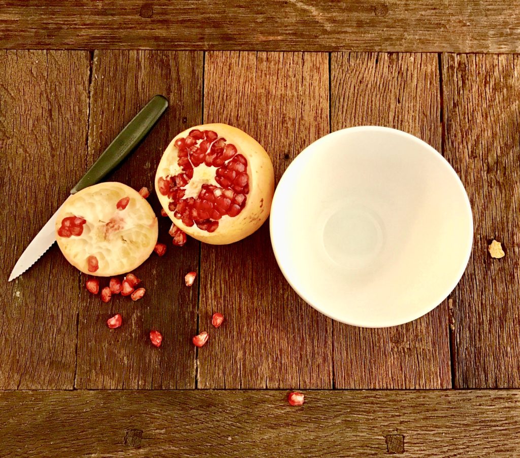 How to Peel Pomegranates: don't let the peeling scare you away